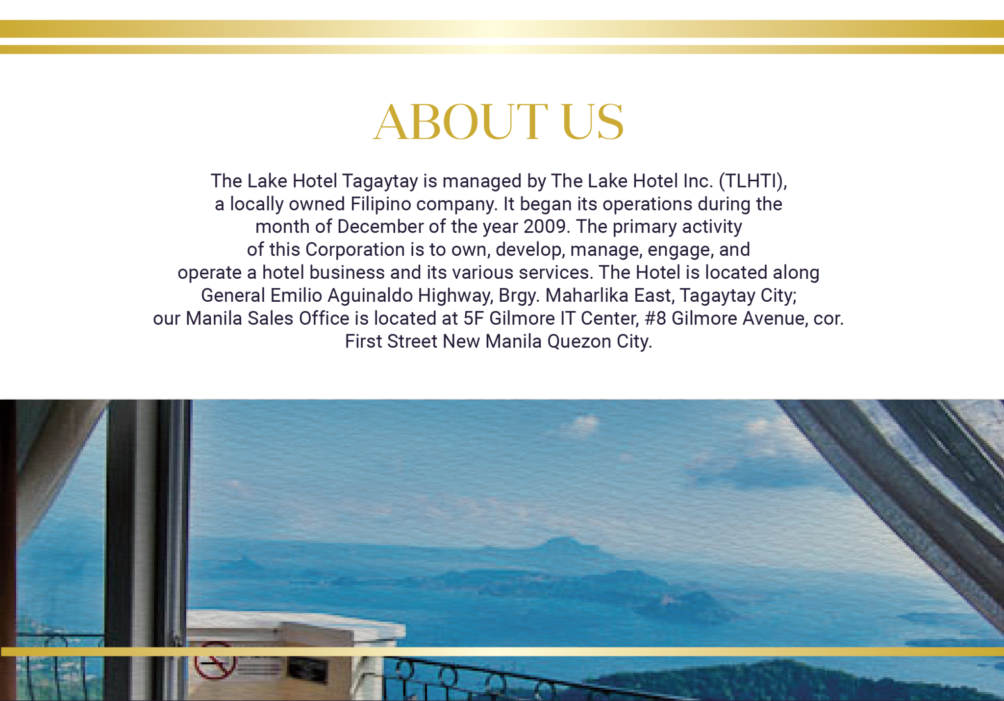 Home - The Lake Hotel Tagaytay